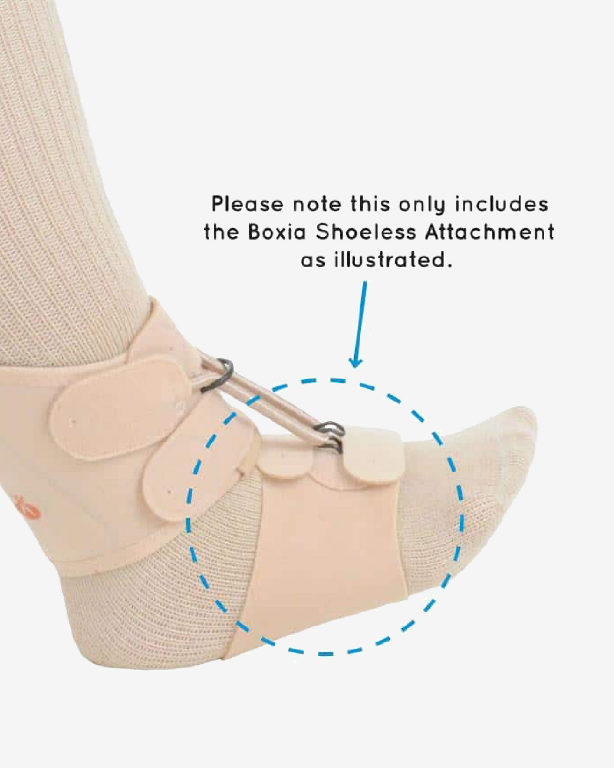 Boxia™ Drop Foot Shoeless Attachment - Orthotix UK | Orthotix Limited T ...