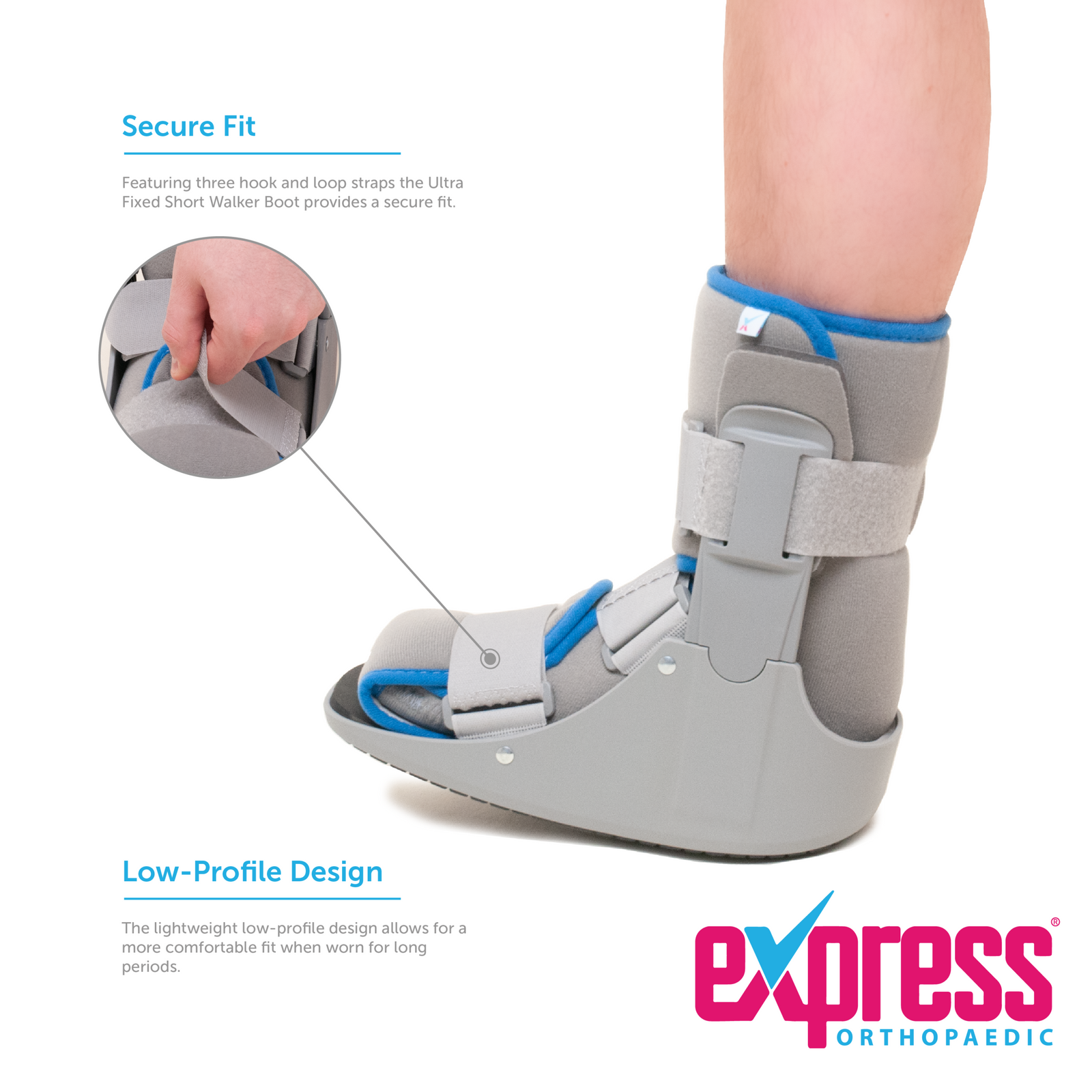 Ultra Fixed Short Walker Boot | Fracture Boot | Orthotix | UK ...